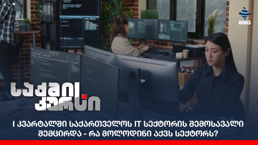I კვარტალში საქართველოს IT სექტორის შემოსავალი შემცირდა - რა მოლოდინი ...