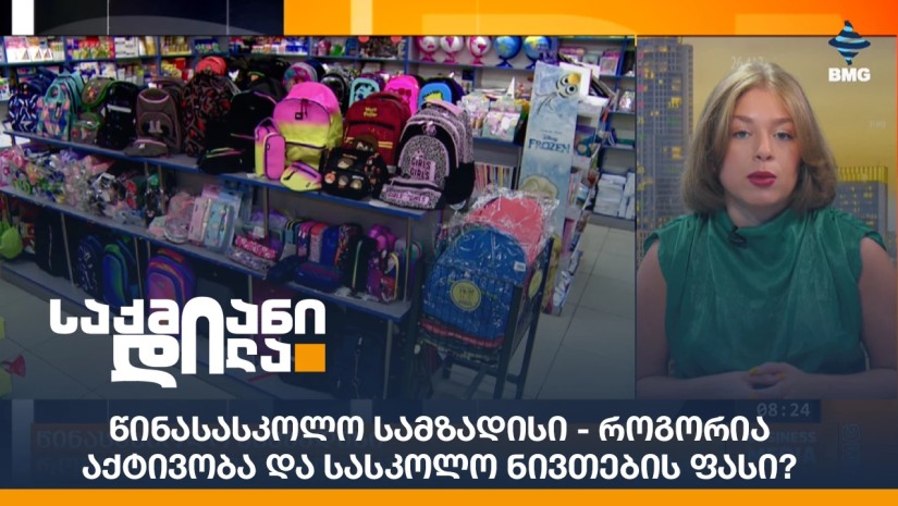 წინასასკოლო სამზადისი - როგორია აქტივობა და სასკოლო ნივთების ფასი?