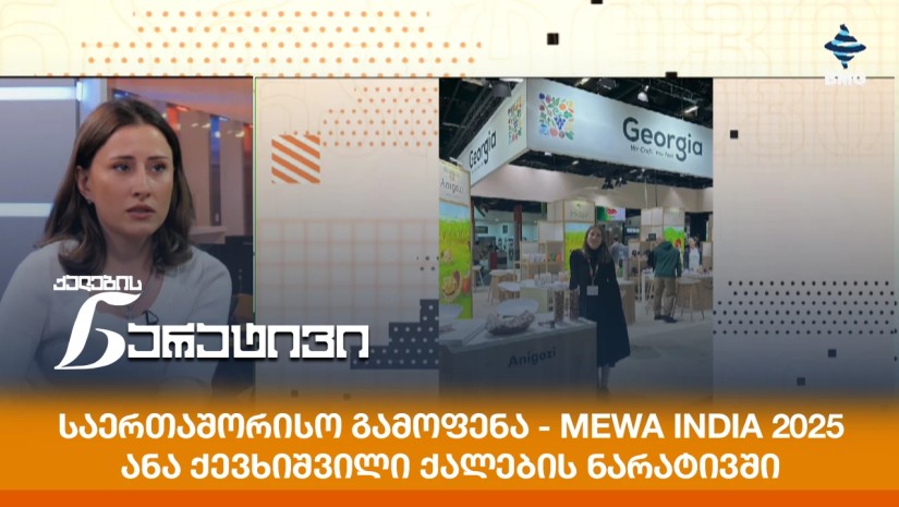 საერთაშორისო გამოფენა - MEWA INDIA 2025 - ანა ქევხიშვილი ქალების ნარატივში