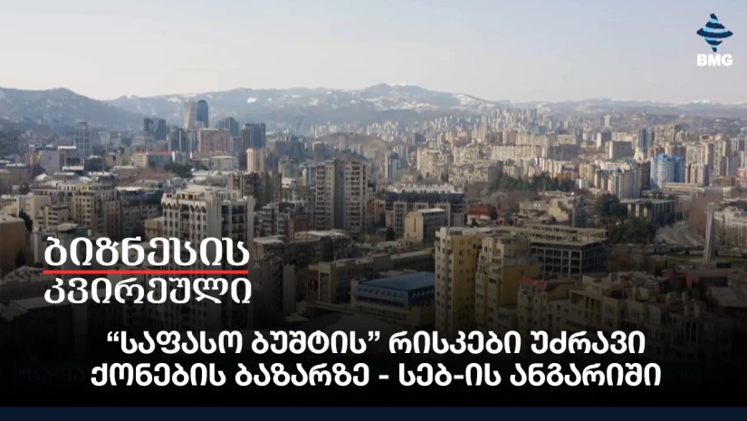 “საფასო ბუშტის” რისკები უძრავი ქონების ბაზარზე - სებ-ის ანგარიში