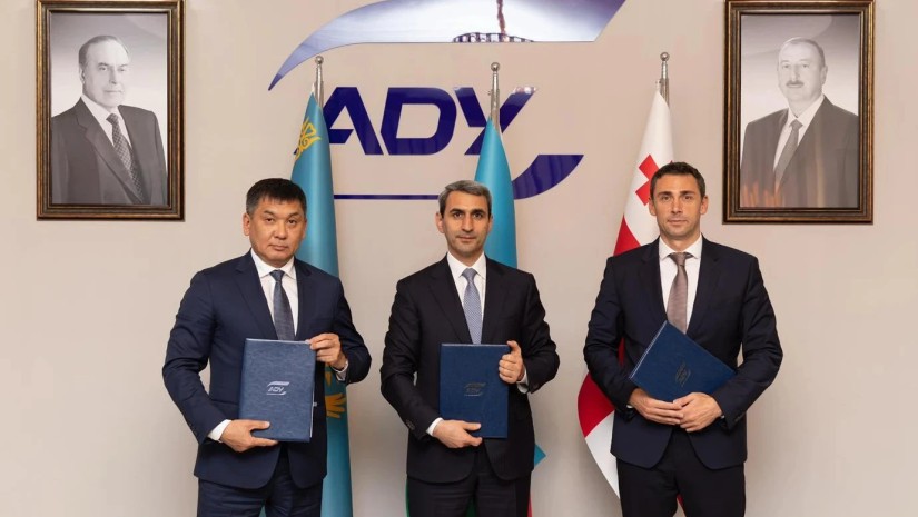 საქართველოს, აზერბაიჯანის და ყაზახეთის რკინიგზები შუა დერეფანის ...