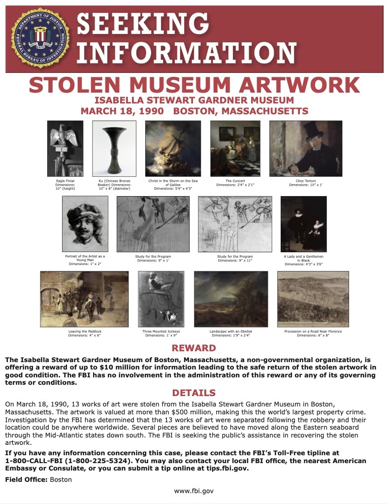The Most Famous Art Thefts In The Recent History