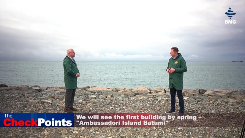 We will see the first building by spring – "Ambassadori Island Batumi"