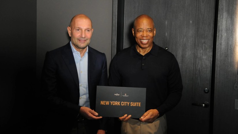 ნიუ-იორკის მერი თბილისს ესტუმრა და სასტუმრო Telegraph-ში ნიუ-იორკის სუიტი გახსნა